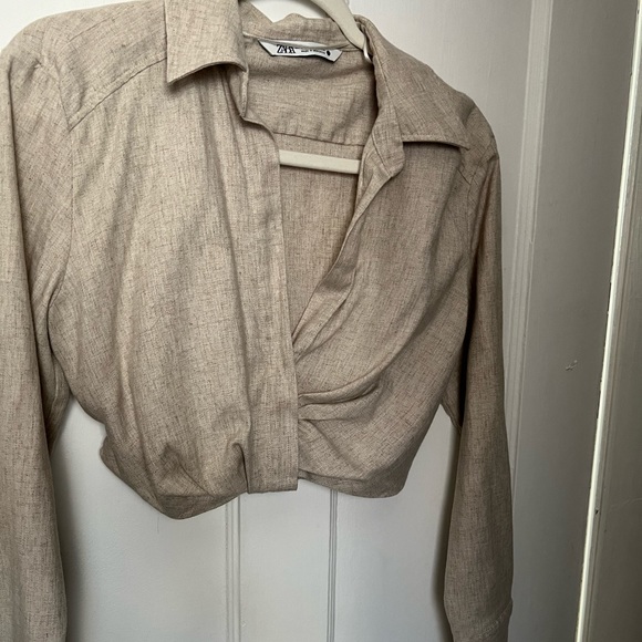 Zara | Tops | Zara Cropped Top | Poshmark